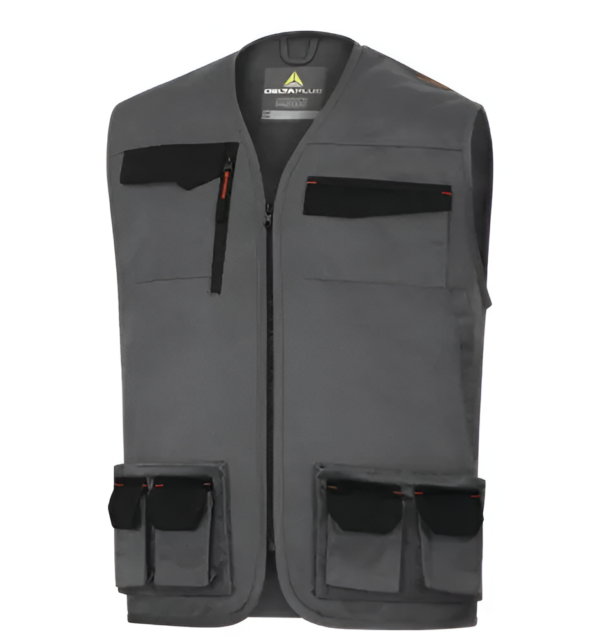 CHALECO MACH2 M2G GRIS - DELTA PLUS - Blinder Perú